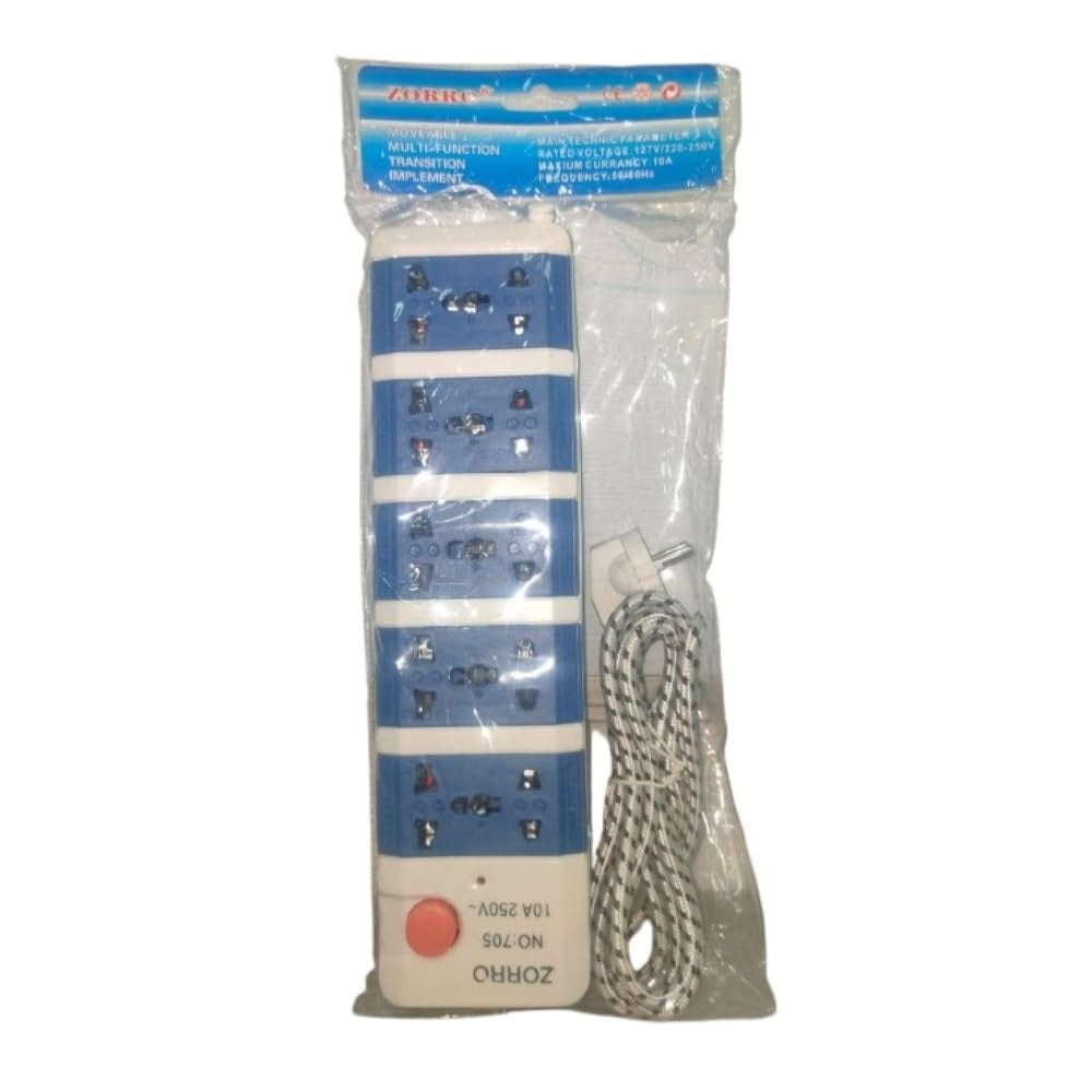 Multiplug Extension Board with 5 Power Sockets, 250 Volts – Baystore